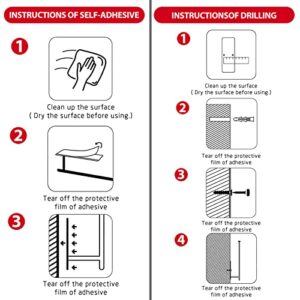 Paper Towel Holder Wall Mount，Aluminum Alloy Paper Towel Holder Sturdy and Durable ,Paper Towel Holder Under Cabinet ,Vertically or Horizontally Mount Both Available in Adhesive and Screws（Gold）