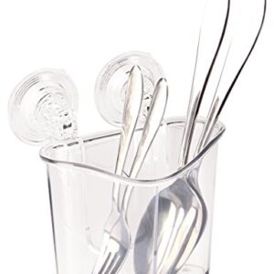 Better Houseware in-Sink Cutlery Holder, Large, Clear