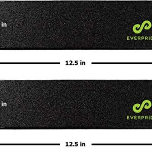 EVERPRIDE 12 Inch Chef Knife Guard Set (2-Piece Set) Long Knives Blade Edge Cover Sheaths for Chef’s Knives – Durable, BPA-Free, Felt Lined, Sturdy ABS Plastic – Knives Not Included