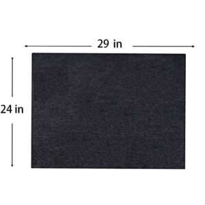 Under Sink Mat Liner,Waterproof Cabinet Protector for Kitchen and Bathroom,Anti Slip, Waterproof, Easy to Cut, Easy to Clean and Quick Dry ((24" x 29"))