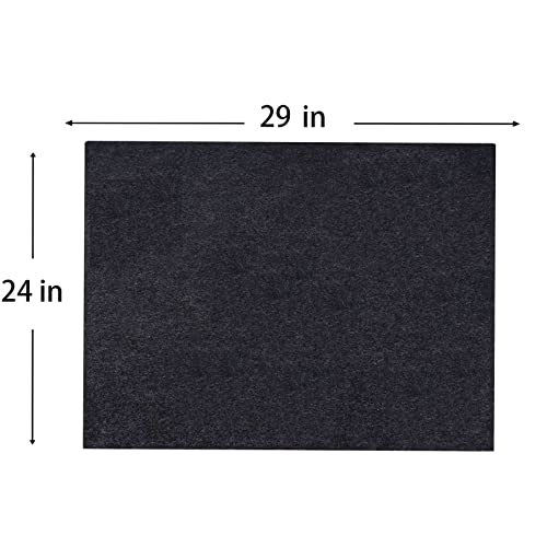 Under Sink Mat Liner,Waterproof Cabinet Protector for Kitchen and Bathroom,Anti Slip, Waterproof, Easy to Cut, Easy to Clean and Quick Dry ((24" x 29"))