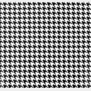 Self Adhesive Vinyl Black and White Shelf Liner Contact Paper Houndstooth Plaid Dresser Drawer Liner Sticker Peel and Stick Wallpaper Removable 17.7x117 Inches