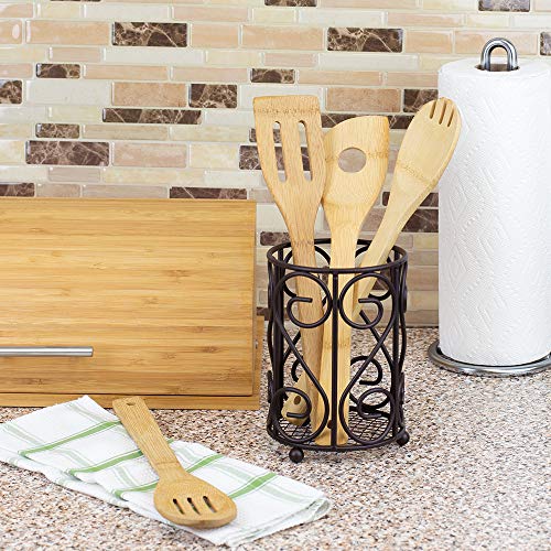 Home Basics Scroll Collection Cutlery Holder