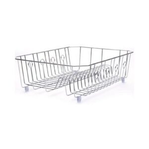 rubbermaid 6032archrom large chrome dish drainer