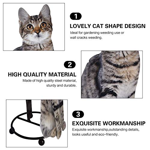 oUUoNNo Funny Cat Paper Towel Holder Standing Cat Toilet Paper Towel Dispenser for Kitchen Table Bathrooms Cat Decorations for Home Tissue Toilet Roll Orgainzer