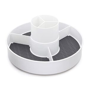 copco 2 tier storage turntable, 12-inch, white