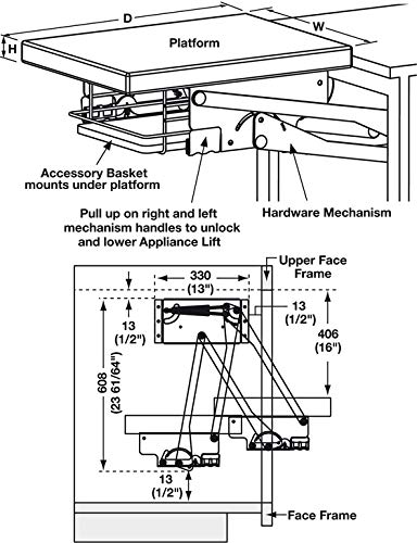 Cabentry KV Appliance Mixer Lift