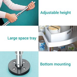 UBACKS 24 Inch Lazy Susan Kitchen Cabinet Organizer, Kidney Shape Lazy Susan Turnable