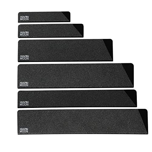 6-piece Universal Knife Guards Set,Knife Edge Guards are ABS Plastic and BPA-Free Felt Lining,More Durable,Non-BPA,Food Safety. The Knife Cover is Chef's Gift First Choice- Knives Not Included