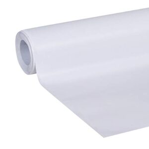 Duck 284380 Smooth Top Easy Shelf Liner with Clorox, 20 in. x 6 Ft, White