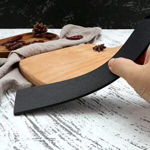 Alpen Edge Knife Guards 6.5" x 1.8" & 10.2" x 2" ABS Plastic/Felt Lined/BPA Free Universal Blade Cover Guards for Chef and Kitchen Knives, 2 PCS, Knives Not Included