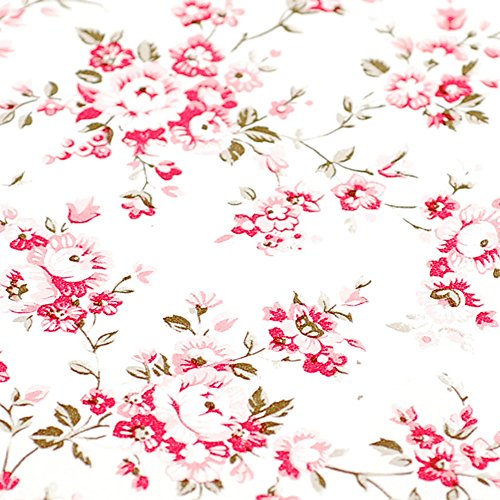 Self Adhesive Vinyl Decorative Floral Contact Paper Drawer Shelf Liner Removable Peel and Stick Wallpaper for Kitchen Cabinets Dresser Arts and Crafts Decor (17.7x78.7 Inches)