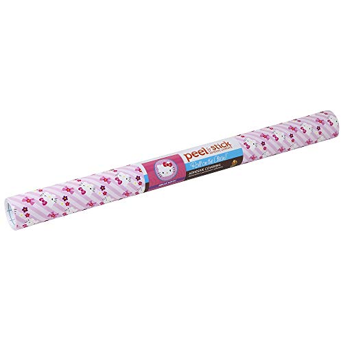 Duck Brand Adhesive Liner, 20" x 10', Hello Kitty