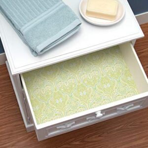 Con-Tact Brand Creative Covering, 20F-C9AW62-06, Adhesive Vinyl Shelf Liner and Drawer Liner, Marcel, 18" x 20'