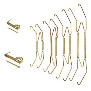 bettli 20 pack plate hanger 4 6 8 10 inches wall plate hangers decorative wire plate hanger with 20 wall hooks 30lb 50lb