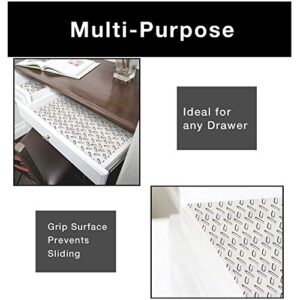 Smart Design Adhesive Shelf Liner - Metallic - 18 Inch x 36 Feet Total (Set of 6 Rolls) - Drawer Cabinet Paper - Kitchen - Diamond Thread