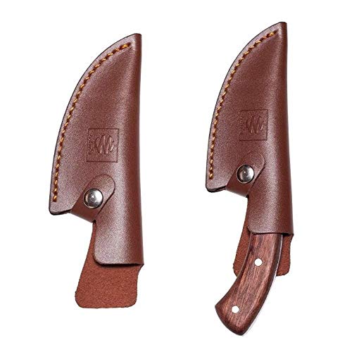 Altomino Handmade Fixed Blade Sharp Knife's PU leather sheath, Kitchen knife sheath, Butcher knife Cover