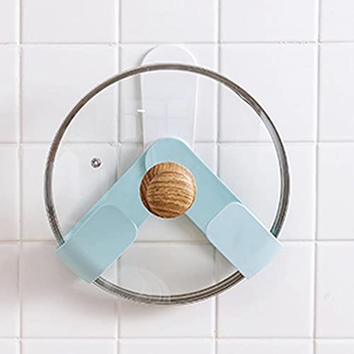 PETSOLA Wall Mount Pot Lid Organizer Rack Pot Hanger,Multipurpose Storage Holder for Cabinet