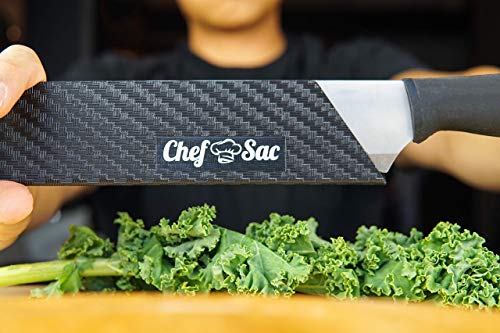 Chef Sac Chef Knife Folder Case Bag with 8-Pack Knife Guards Included