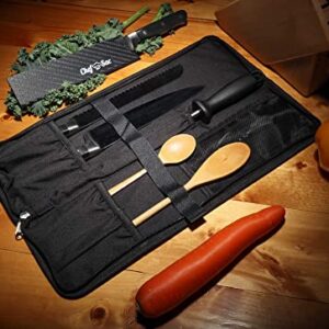 Chef Sac Chef Knife Folder Case Bag with 8-Pack Knife Guards Included