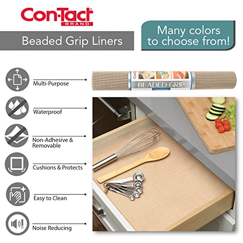 Con-Tact Brand Beaded Grip Adhesive Non-Slip, 18-Inches by 5-Feet, Chocolate Shelf and Drawer Liner, x 5'