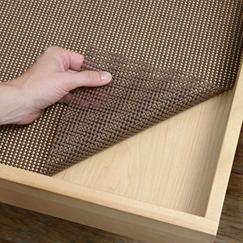 Con-Tact Brand Beaded Grip Adhesive Non-Slip, 18-Inches by 5-Feet, Chocolate Shelf and Drawer Liner, x 5'