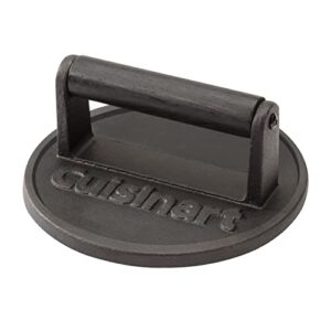 cuisinart smashed burger press, cast iron cisb-111