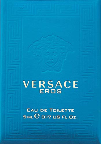 Versace Eros Men's Mini EDT .17 oz - 100% Authentic