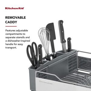 KitchenAid Full Size Dish Rack, Light Grey