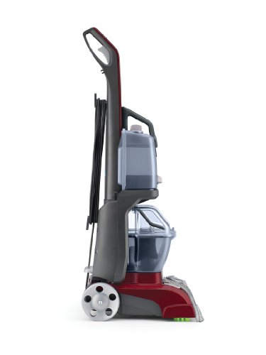 Hoover Power Scrub Deluxe Carpet Cleaner Machine, Upright Shampooer, FH50150, Red