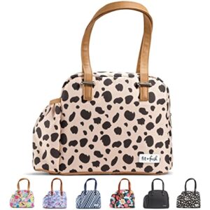 Fit+Fresh Laketown Adult Insulated Lunch Bag women love - Lunchbox, Lunch Tote, Cute Small Lunch Box For Women, Lunch box Men, Lunch Bags Women, Insulated Lunch Box, Lunch Boxes, Adult Lunch, Cheetah