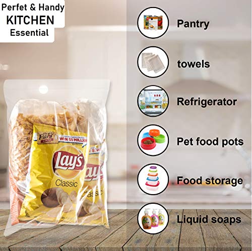 [ PACK OF 50 ] X-Large 3 Gallon Food Storage Bags for Freezer, Meat, Space Organization, Packing, Lunch, or Travels