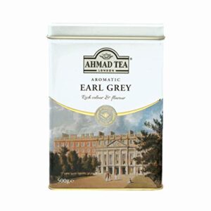 ahmad tea earl grey aromatic loose tea, ceylon caddy, 17.6 oz