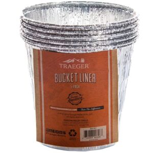 traeger grease bucket liner 5-pack