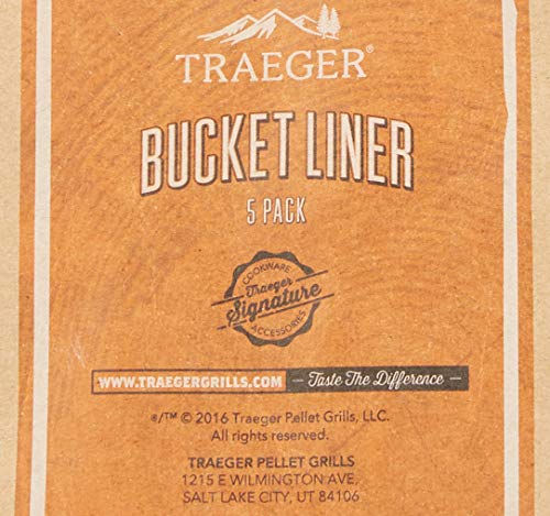 Traeger Grease Bucket Liner 5-Pack