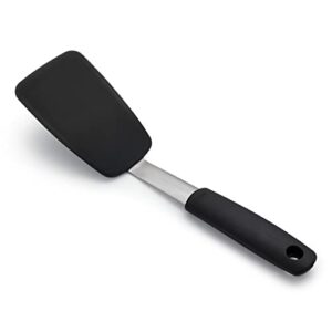 oxo good grips small silicone flexible turner black