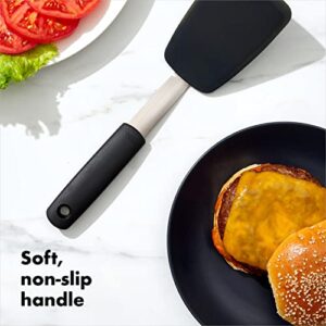 OXO Good Grips Small Silicone Flexible Turner Black