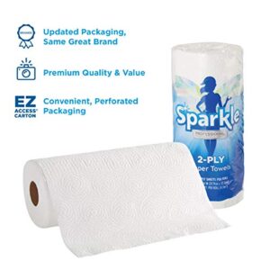 Sparkle 2-Ply Perforated Roll Paper Towels by GP PRO (Georgia-Pacific), White, 2717714, 85 Sheets Per Roll, 15 Rolls Per Case