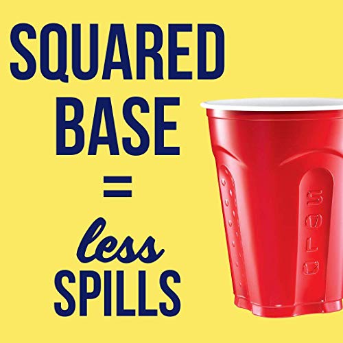 SOLO Cup Company Red Squared Plastic Party, 18 Ounce, 200 Count