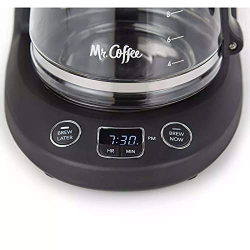 Mr. Coffee Brew Now or Later Coffee Maker, 12- Cup, Black