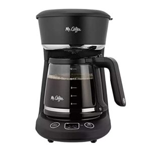 Mr. Coffee Brew Now or Later Coffee Maker, 12- Cup, Black