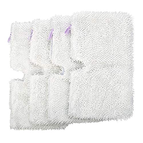 Flammi Steam Mop Replacement Pads for Shark S3500 Series S3501 S3601 S3550 S3901 SE450 S3801CO S3601D S2901 S2902 Steam Pocket Mop, 4 Pack