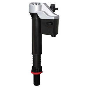 korky 528mp quietfill platinum fill valve-fits most toilets-easy to install-made in usa, universal 99%, black