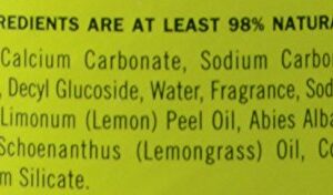 Mrs. Meyer's Multi-Surface Scrub, Non-Scratch Powder Cleaner, Removes Grime on Kitchen and Bathroom Surfaces, Lemon Verbena, 11 oz