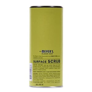 Mrs. Meyer's Multi-Surface Scrub, Non-Scratch Powder Cleaner, Removes Grime on Kitchen and Bathroom Surfaces, Lemon Verbena, 11 oz