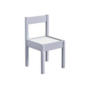 Baby Relax DA7501G Hunter 3 Piece Kiddy Table and Chair Set, Gray