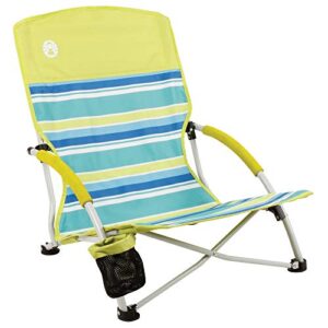 coleman camping chair | lightweight utopia breeze beach chair | outdoor chair with low profile