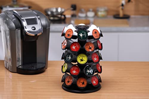 EVERIE Coffee Pod Storage Carousel Holder Organizer Compatible with 40 Keurig K-Cup Pods