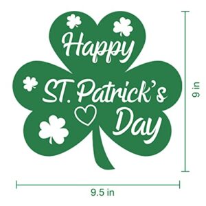 St Patricks Day Decorations Stickers, St. Patrick's Day Window Clings Decor, 128 PCS Reusable Electrostatic Saint Patricks Day Shamrock Stickers