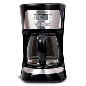 black+decker 12-cup programmable coffee maker, black